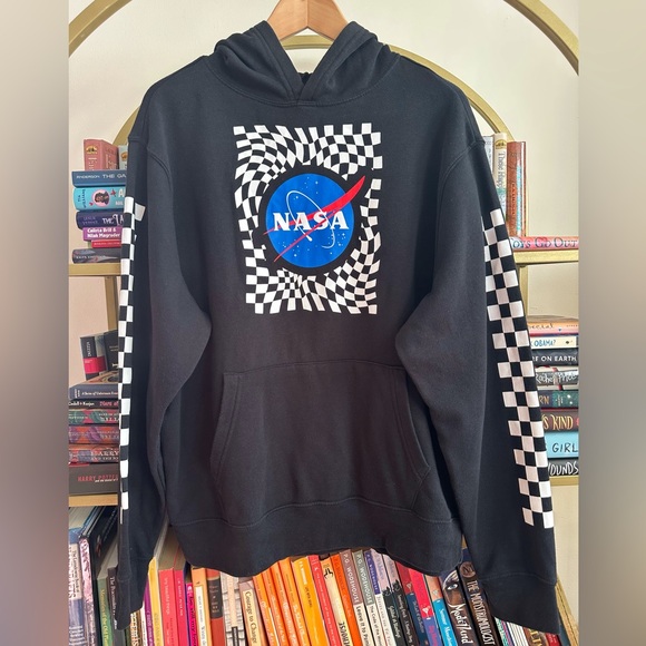 MAD Engine | Shirts | Mad Engine Black Hoodie With Psychedelic Nasa ...